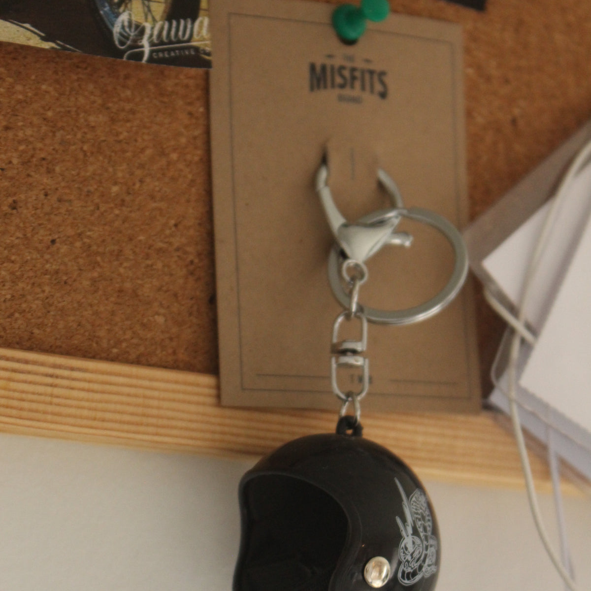 3/4 Helmet - Keychain – The Misfits Brand